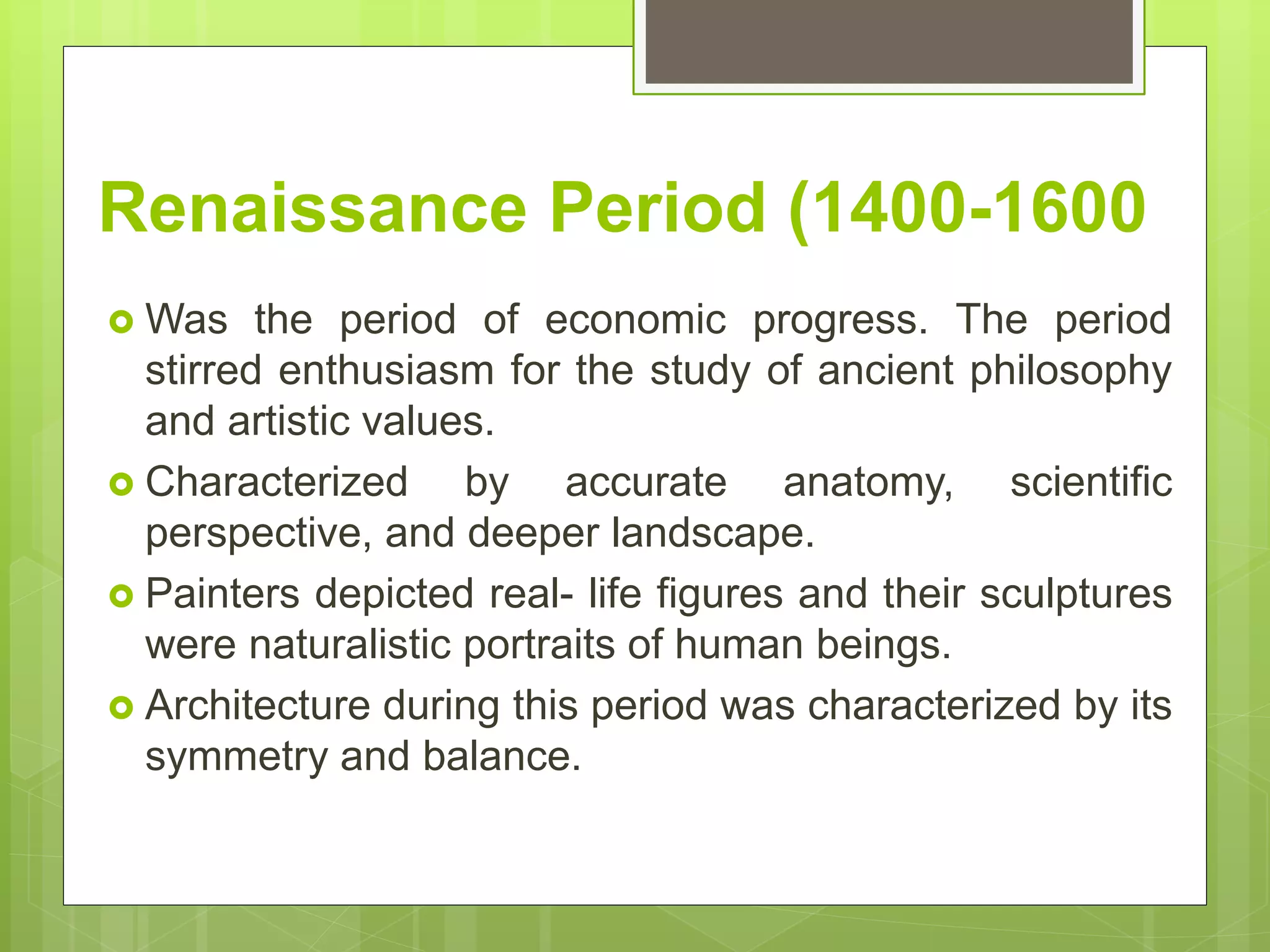 Renaissance and Baroque Art | PPTX