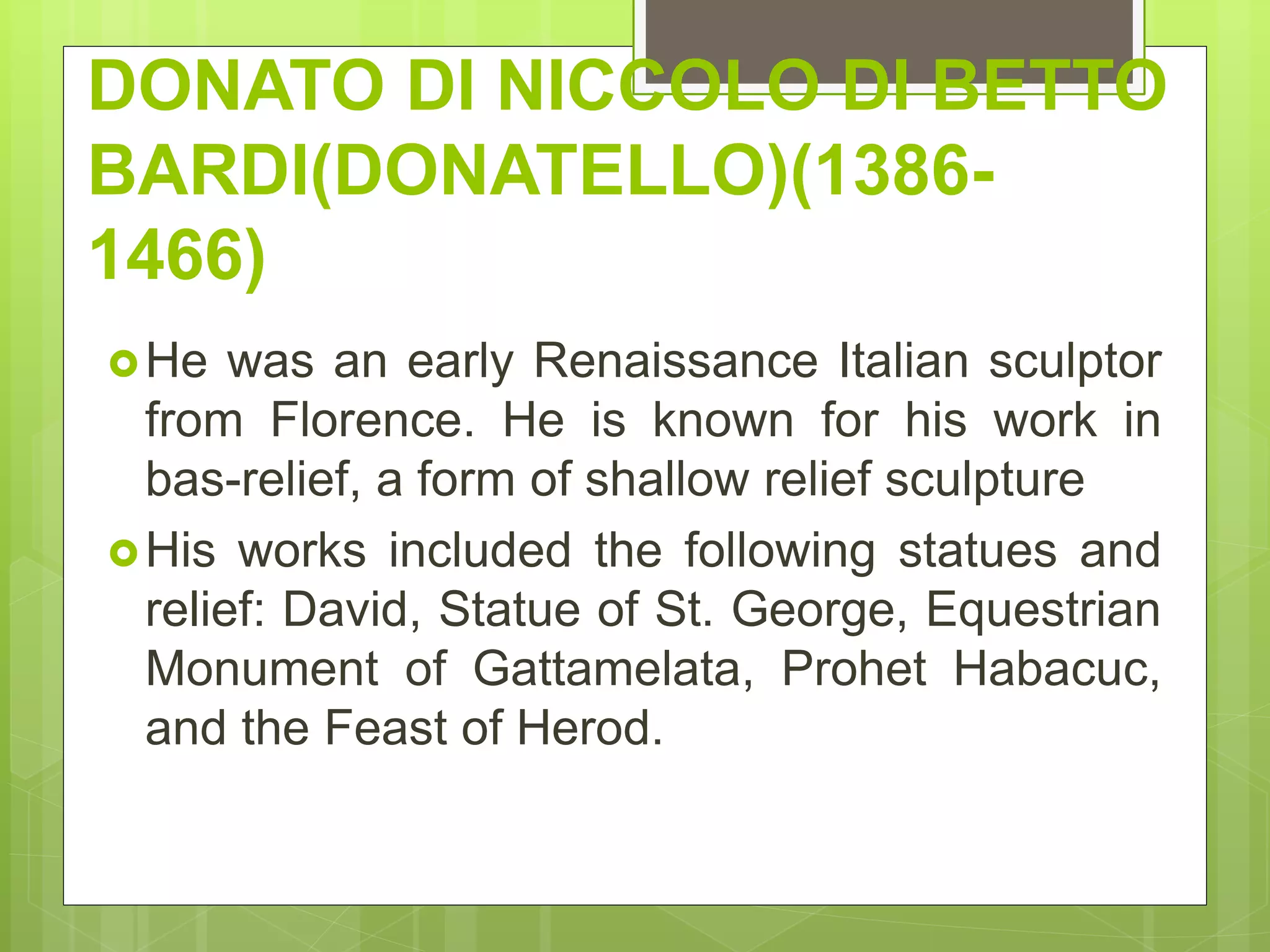 Renaissance and Baroque Art | PPTX