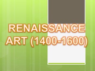 Renaissance and Baroque Art | PPTX