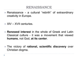 Renaissance philosophy | PPTX