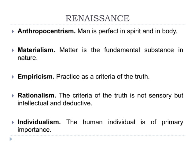 Renaissance philosophy | PPTX