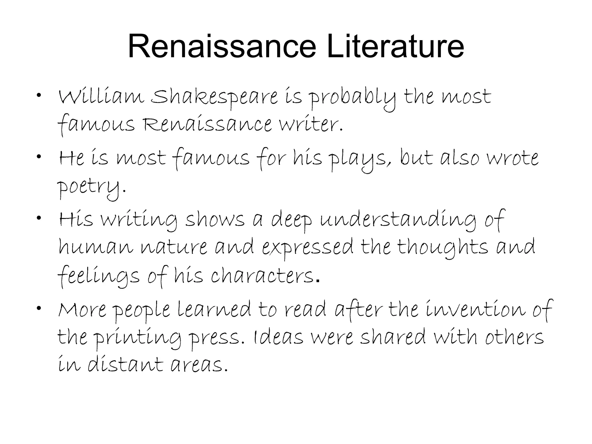 Renaissance powerpoint | PPT