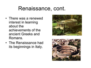 Renaissance Background Powerpoint