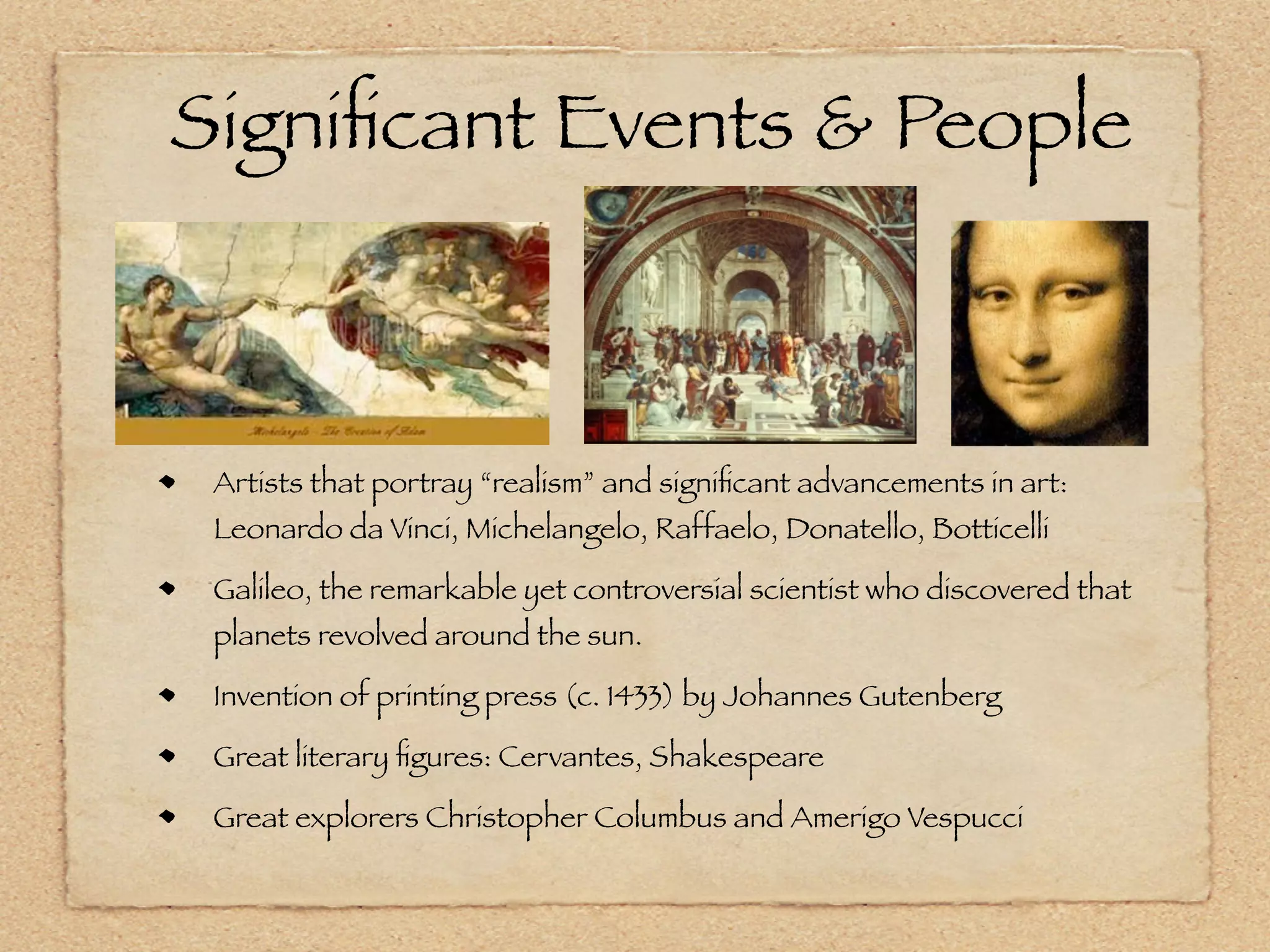 Renaissance power point | PPT