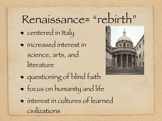Renaissance power point | PPT