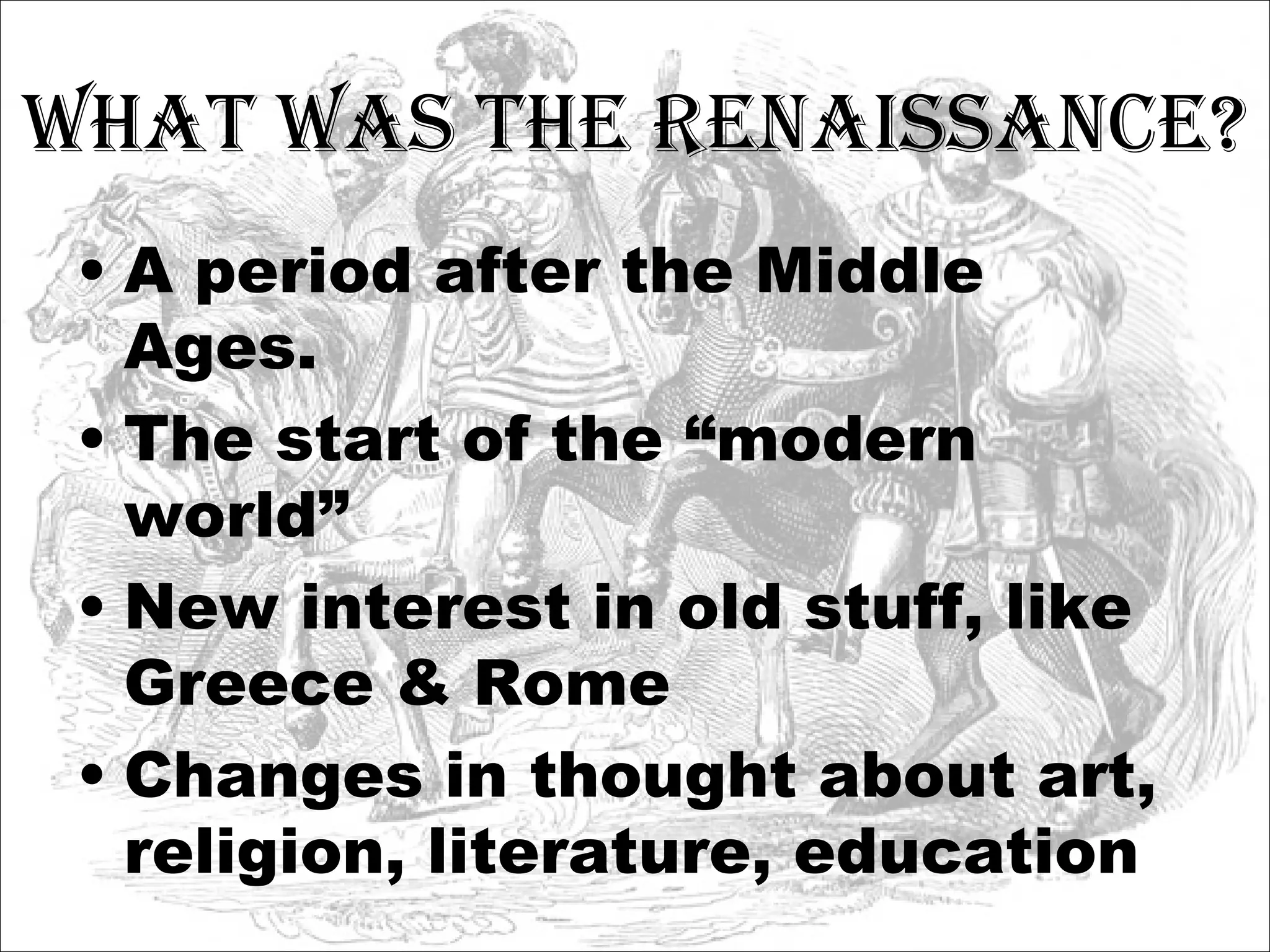 Renaissance Power Point | PPT