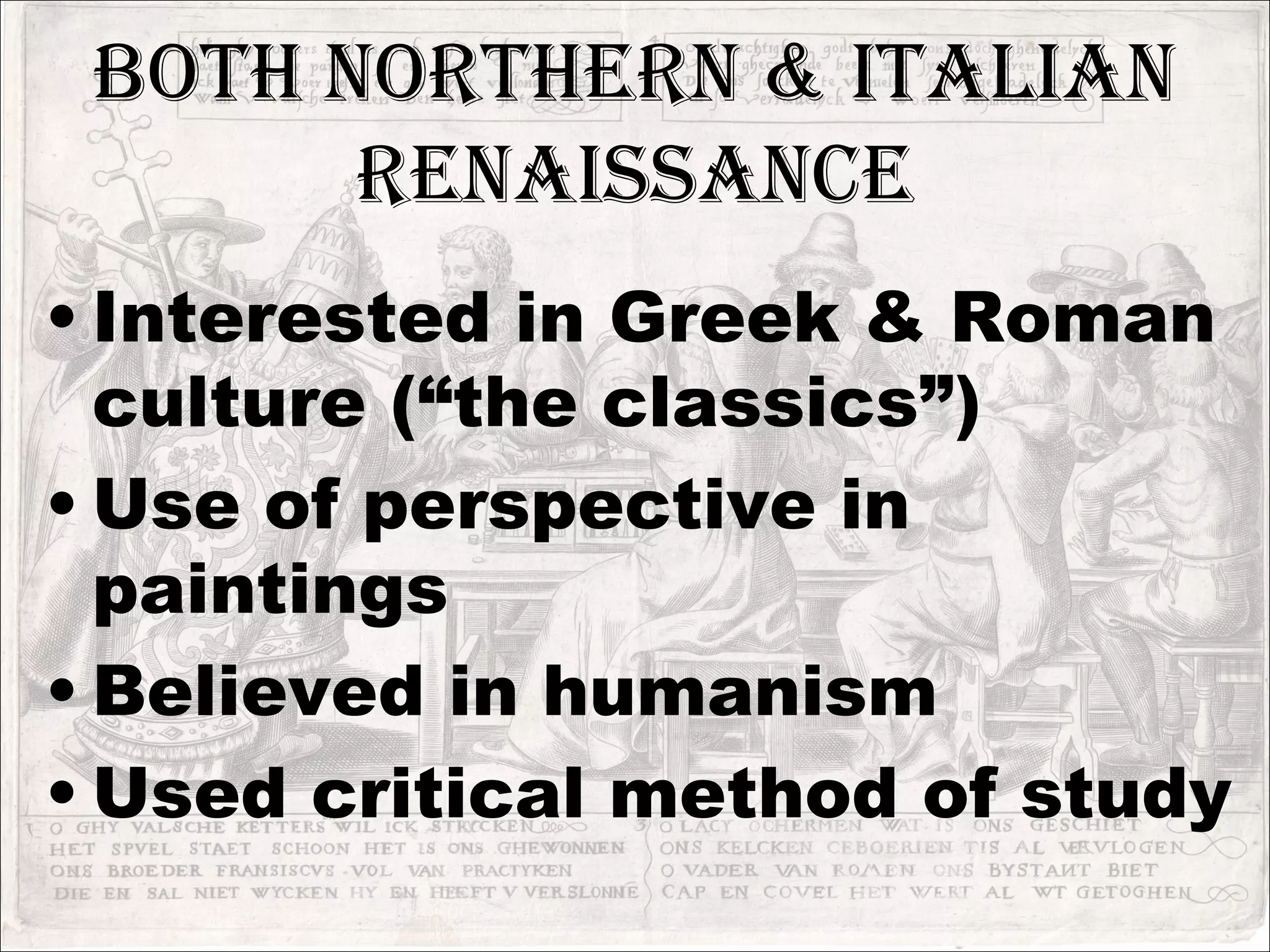 Renaissance Power Point | PPT | Religion & Spirituality