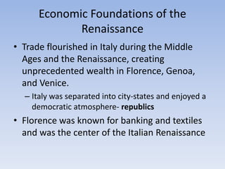 Renaissance Notes | PPT