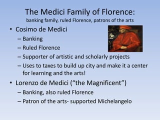 Renaissance Notes | PPTX