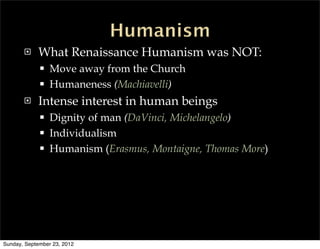 Renaissance presentation | PPT