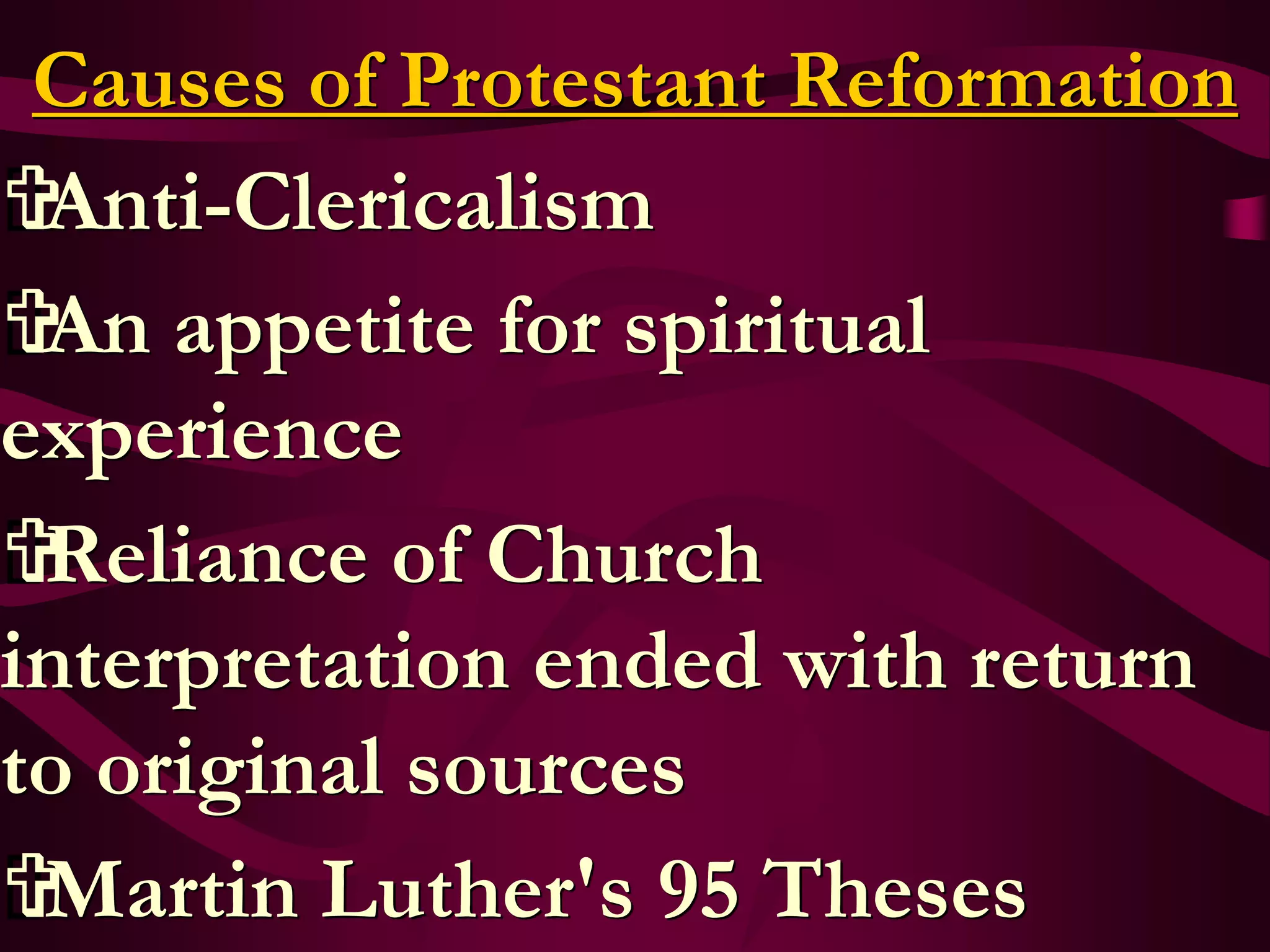 Renaissance & Reformation | PPT