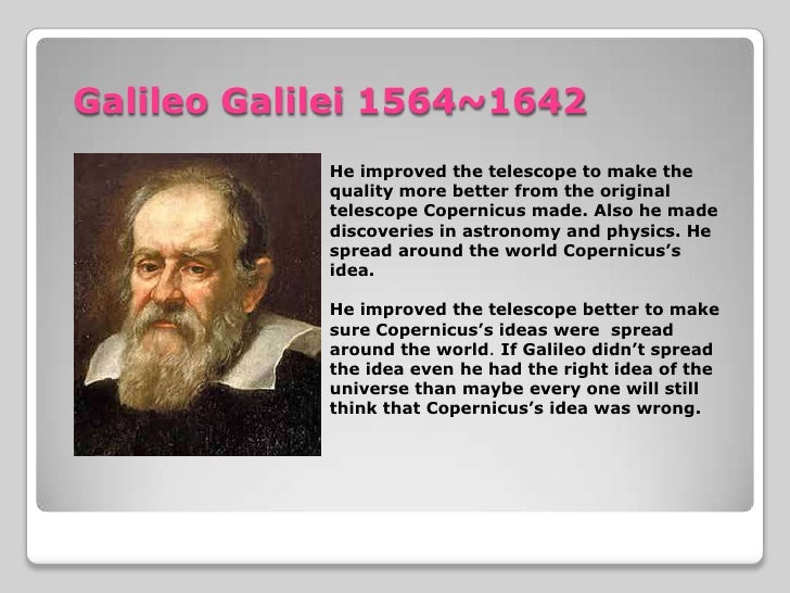 Galileo Galilei Biography Facts And Pictures