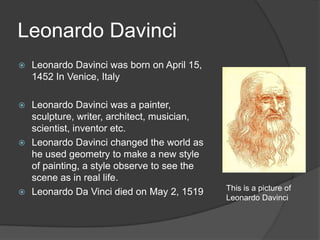 Renaissance timeline | PPTX