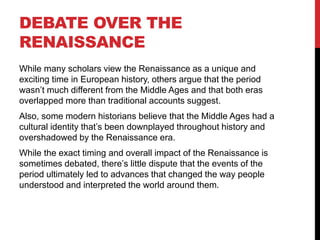 Renaissance Timeline by Mary Avgerinakou | PPT