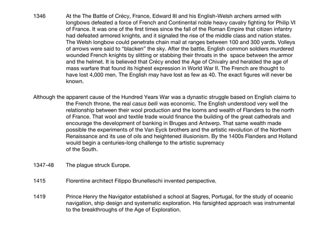 Renaissance Timeline & Materials | PPT