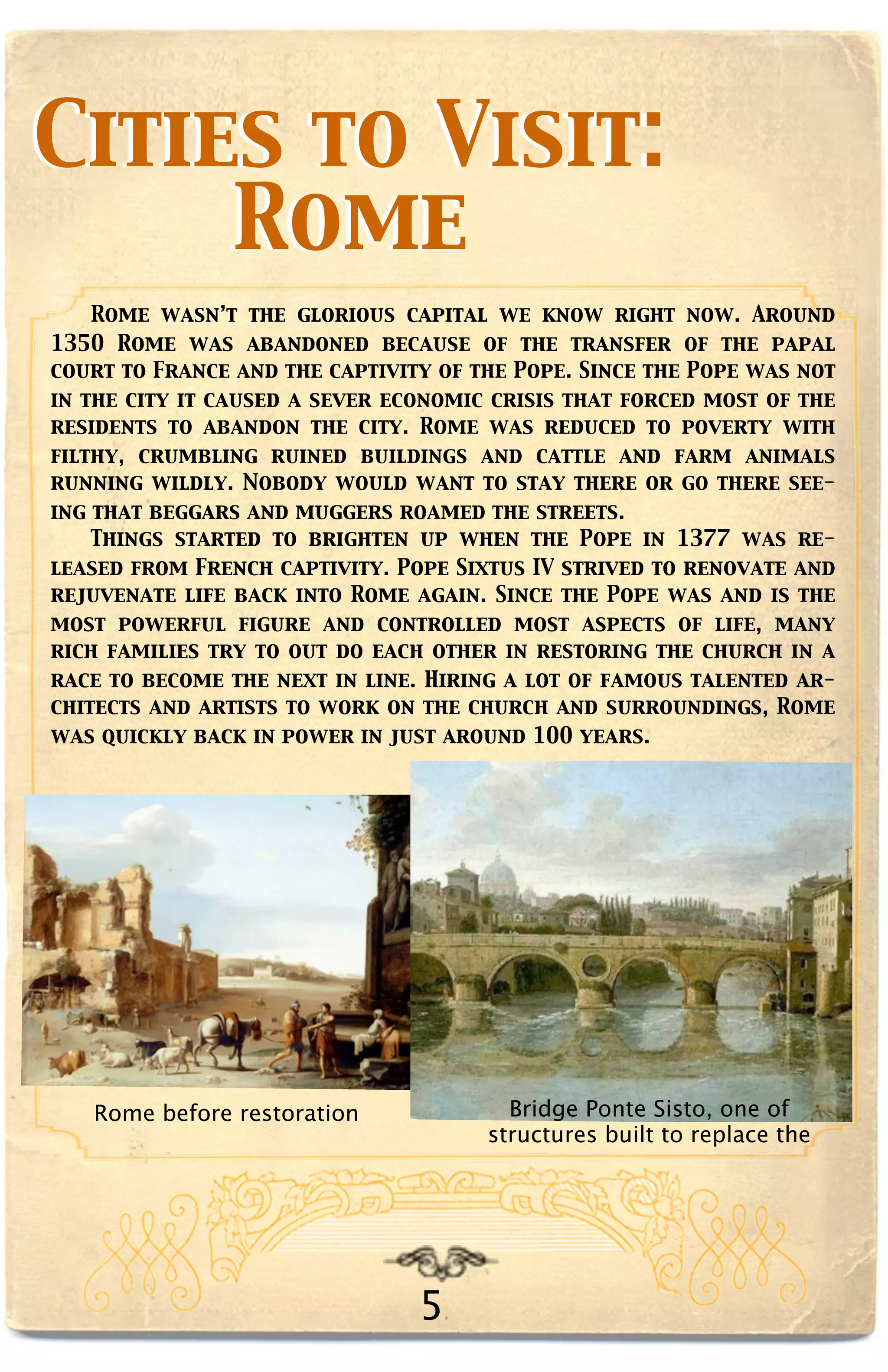 Renaissance Travel Guide | PDF