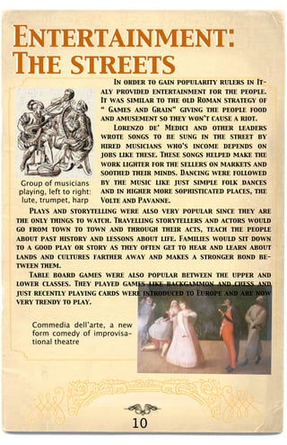 Renaissance Travel Guide | PAGES