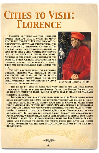 Renaissance Travel Guide | PDF
