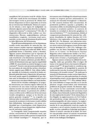 LEIOMIOMA RENAL VOLUMINOSO | PDF