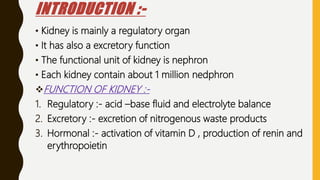 Renal PHARMACOLOGY | PPTX