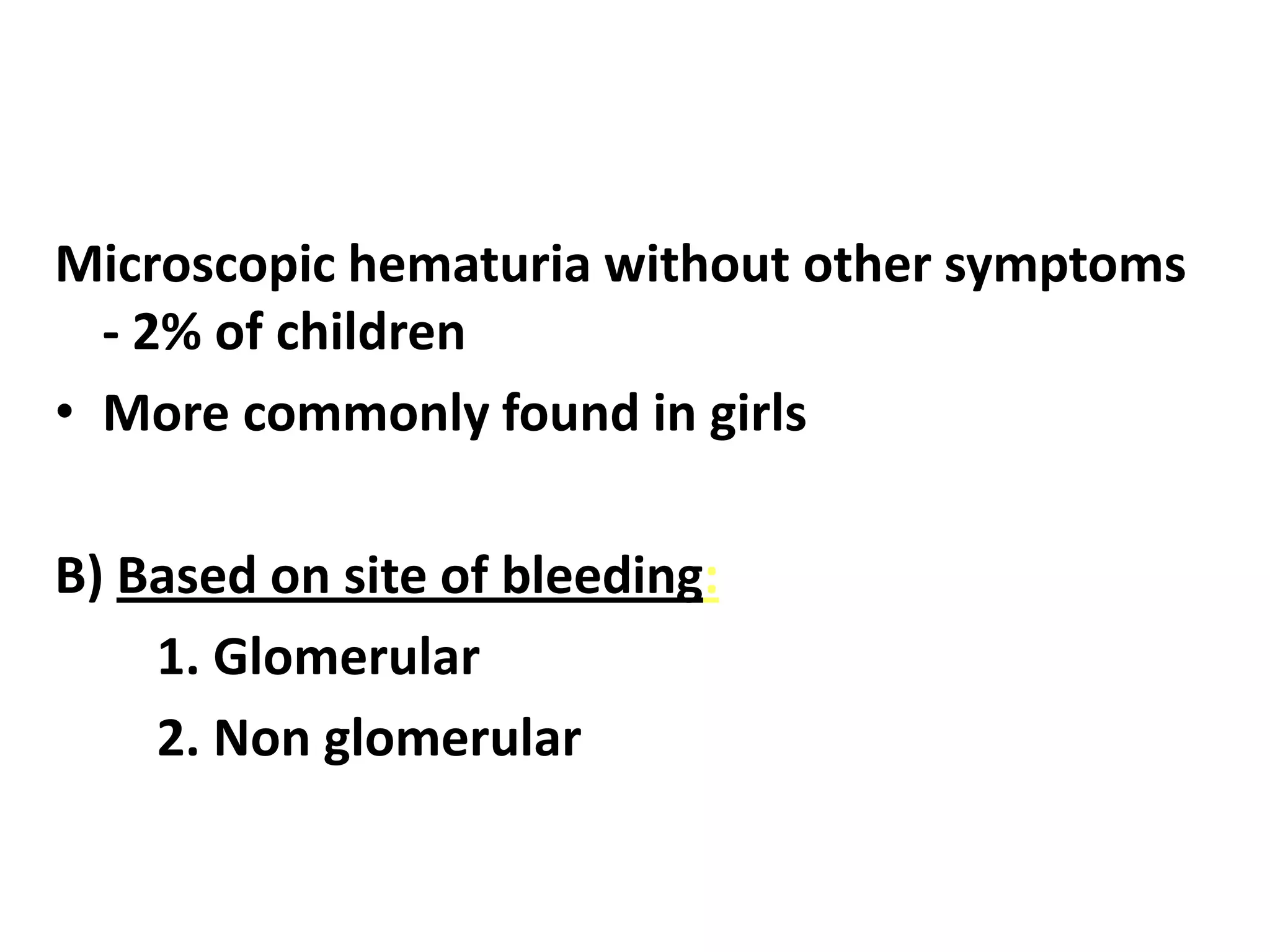 Introduction to Renal System and Hematuria | PPTX