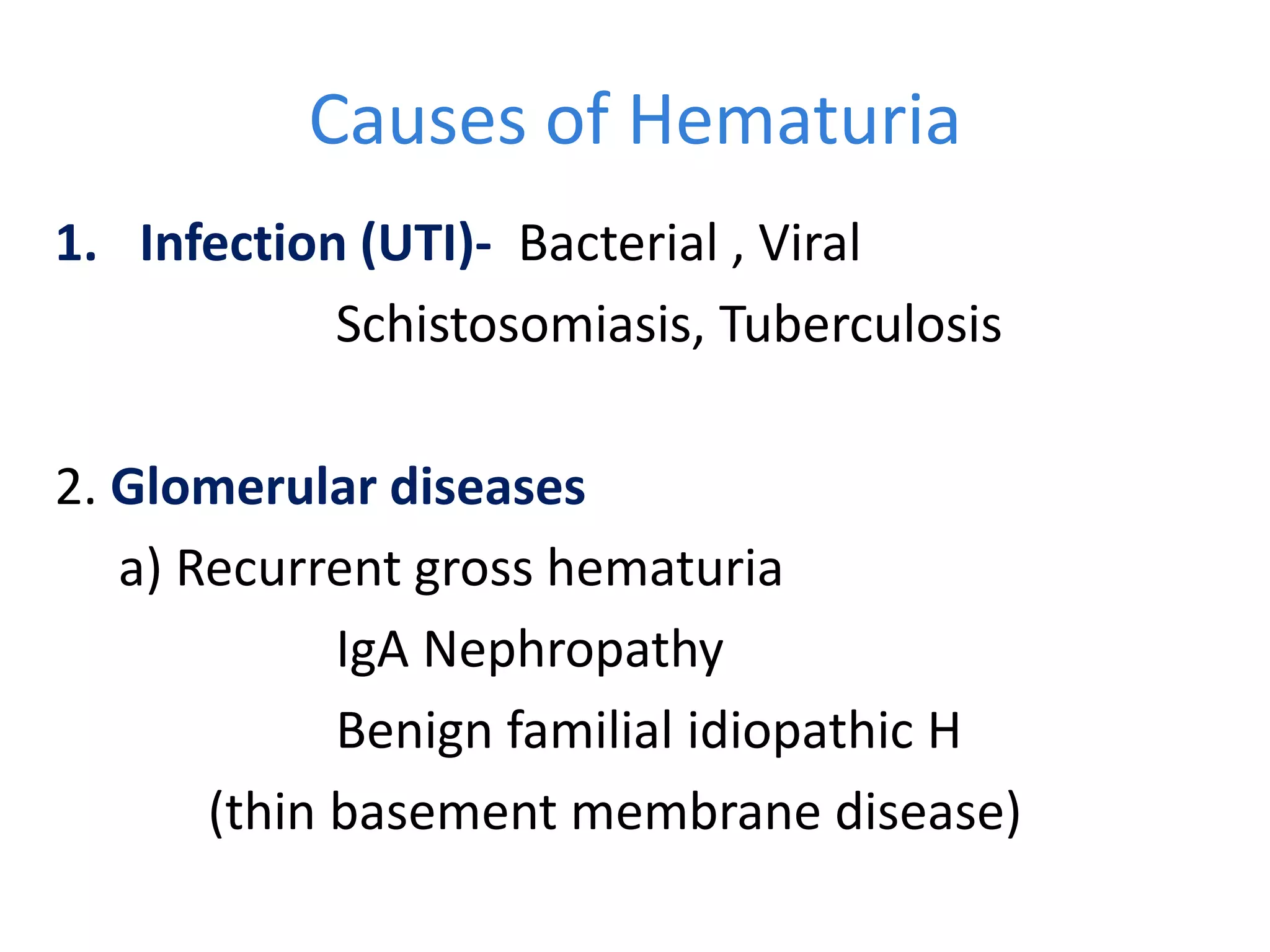 Introduction to Renal System and Hematuria | PPTX