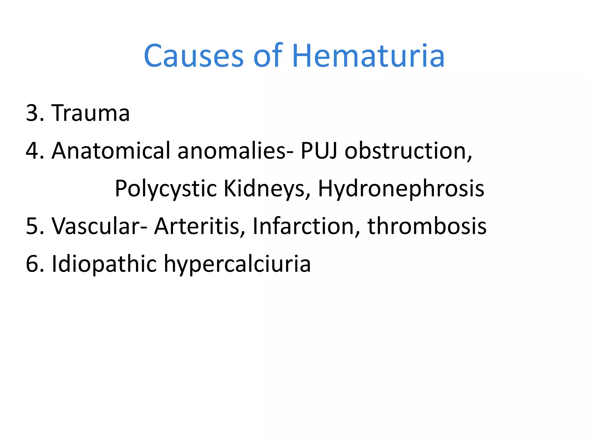 Introduction to Renal System and Hematuria | PPTX