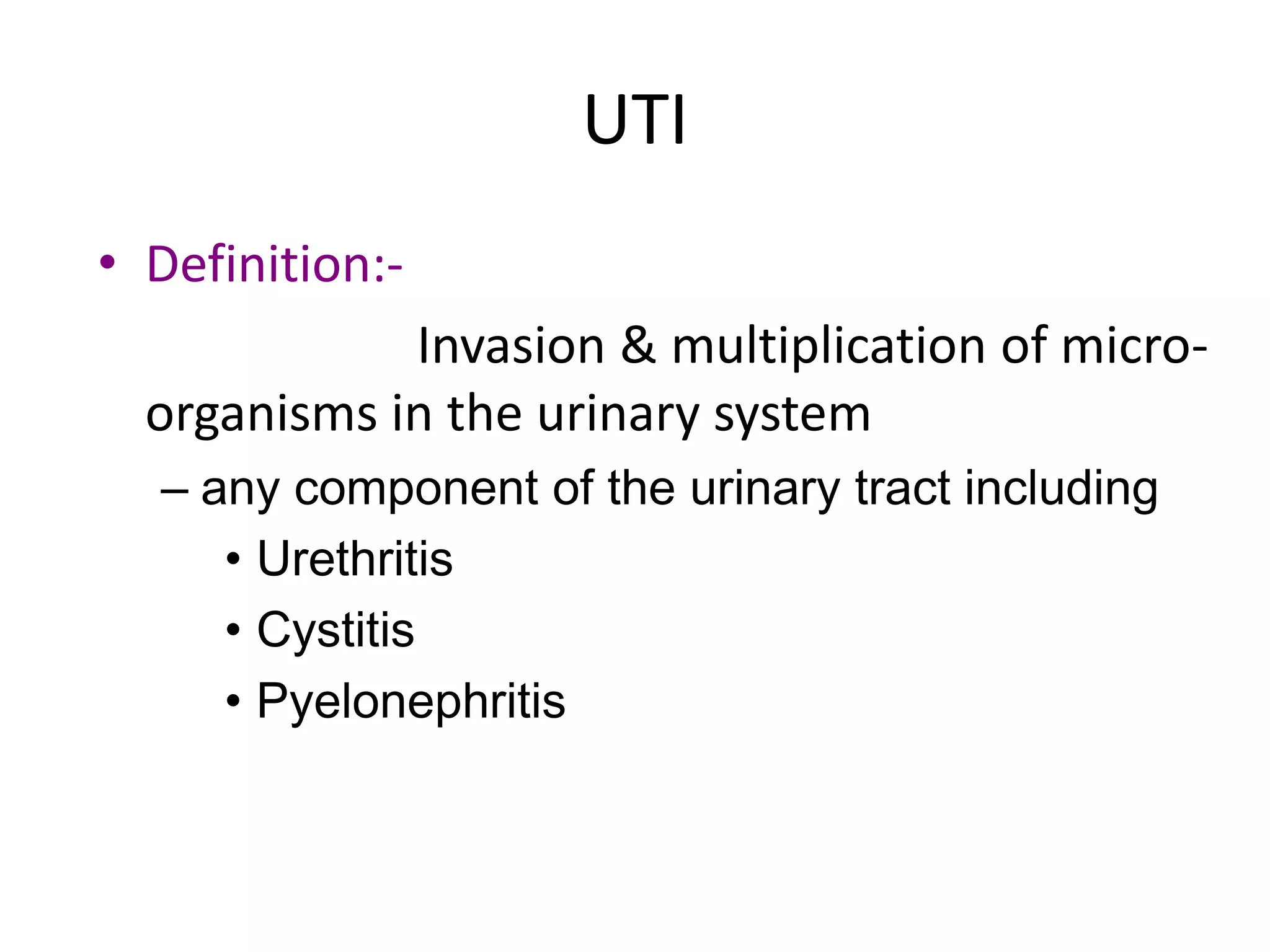 Urinary Tract Infections | PPTX
