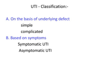 Urinary Tract Infections | PPTX