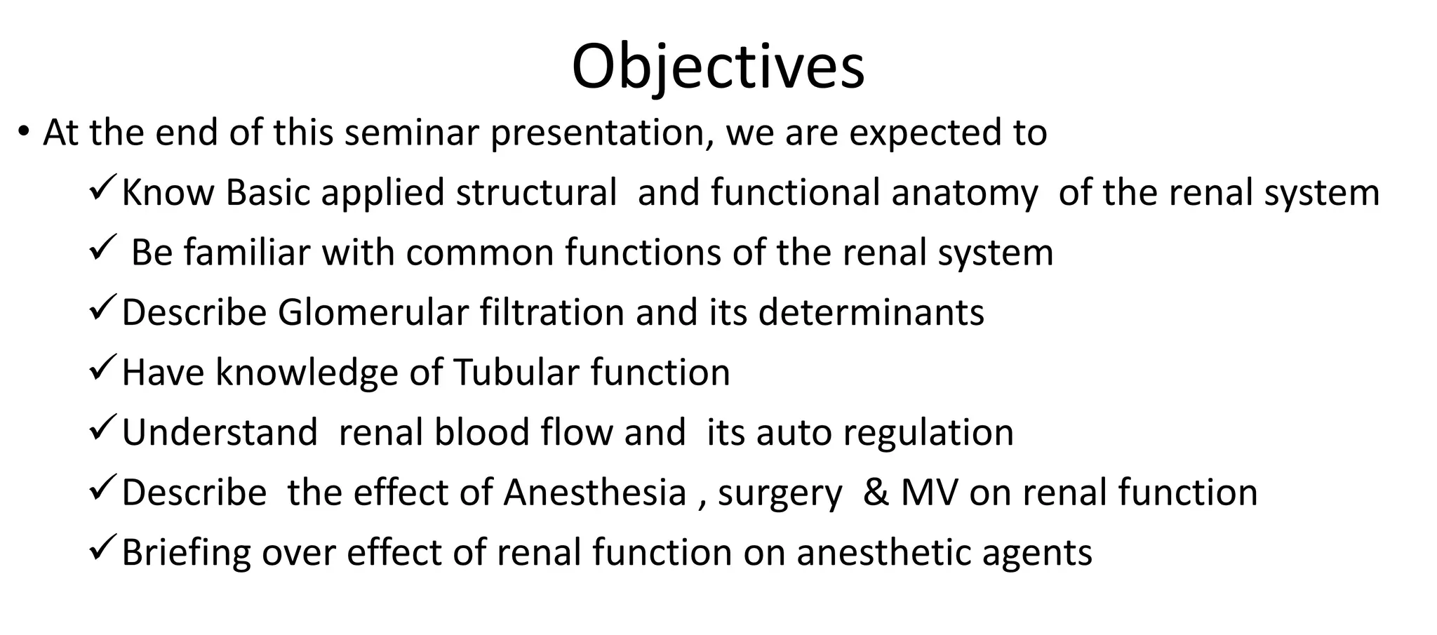 Renal anatomy and physiology .. | PPTX