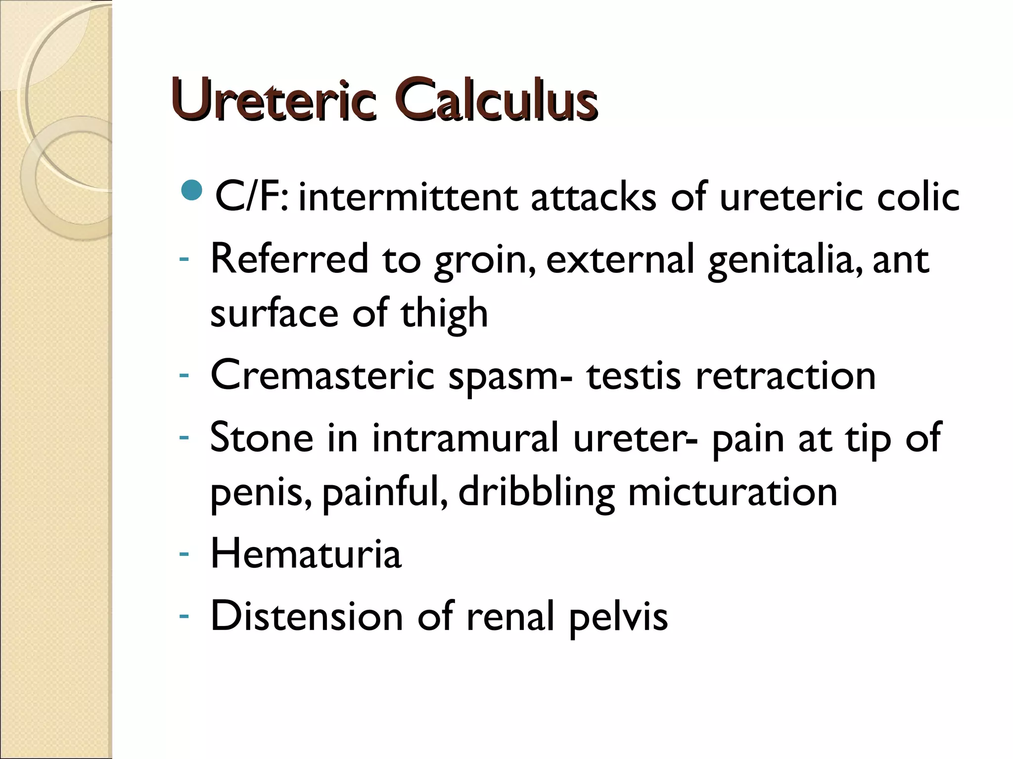Renal and bladder stones by Sunil Kumar Daha | PPT