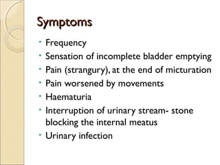 Renal and bladder stones by Sunil Kumar Daha | PPT