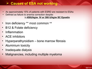 Renal anemia | PPT