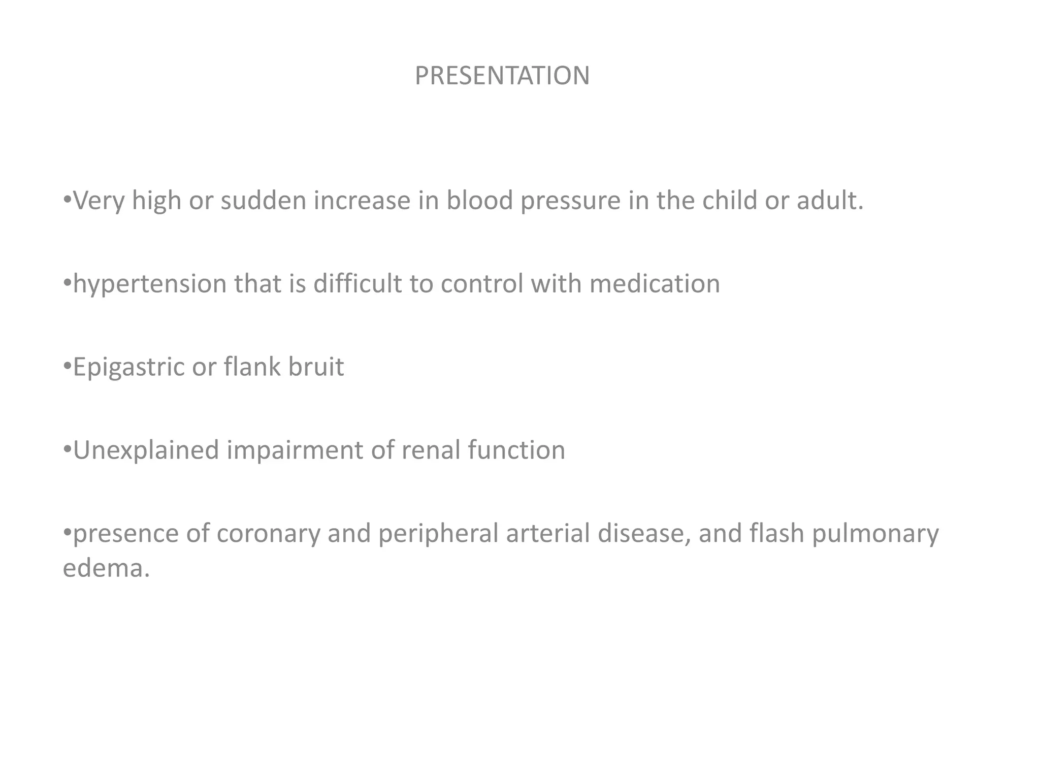 Renal artery stenosis, dr.k.s.suneetha | PPTX