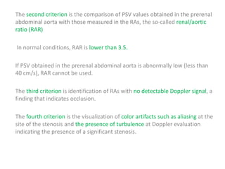 Renal artery stenosis, dr.k.s.suneetha | PPTX