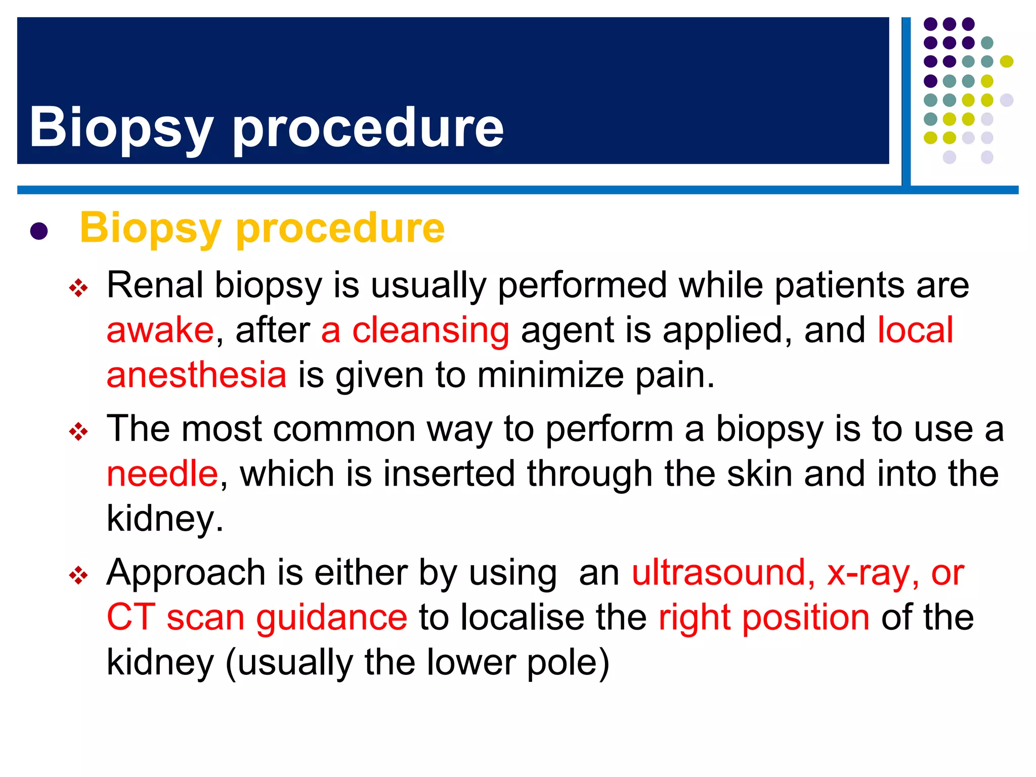 Renal Biopsy | PPTX
