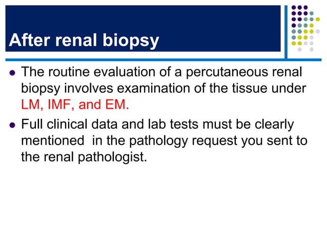 Renal Biopsy | PPTX