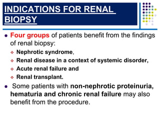 Pediatric Kidney Biopsy Procedure