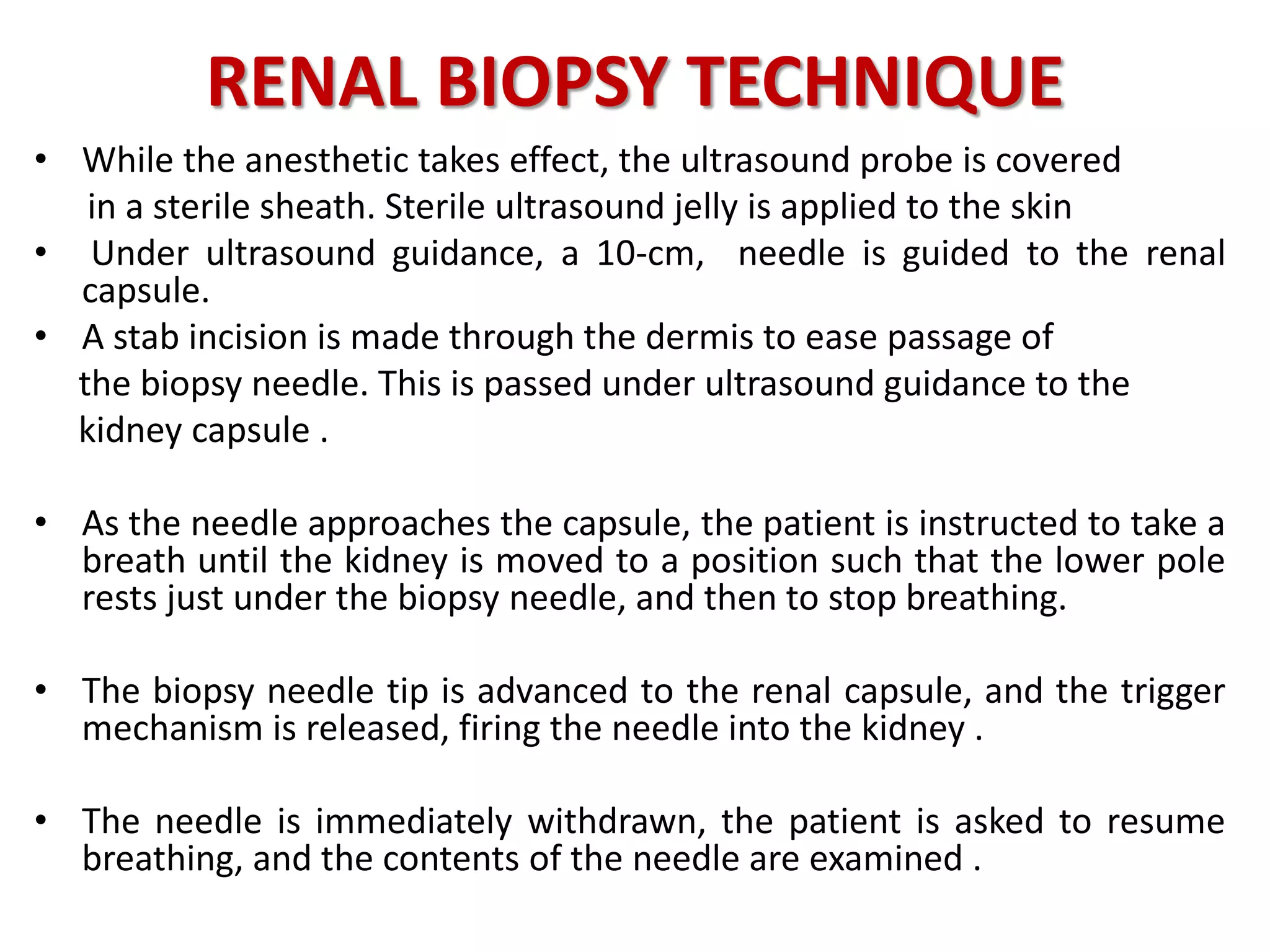 Renal biopsy | PDF