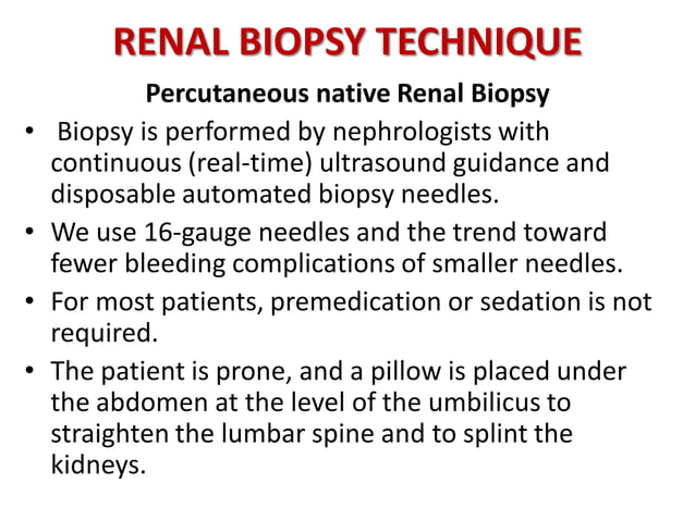 Renal biopsy | PPT