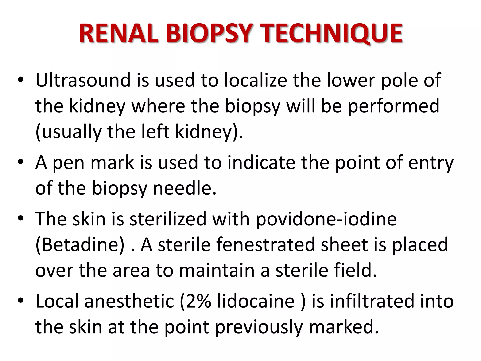 Renal biopsy | PDF