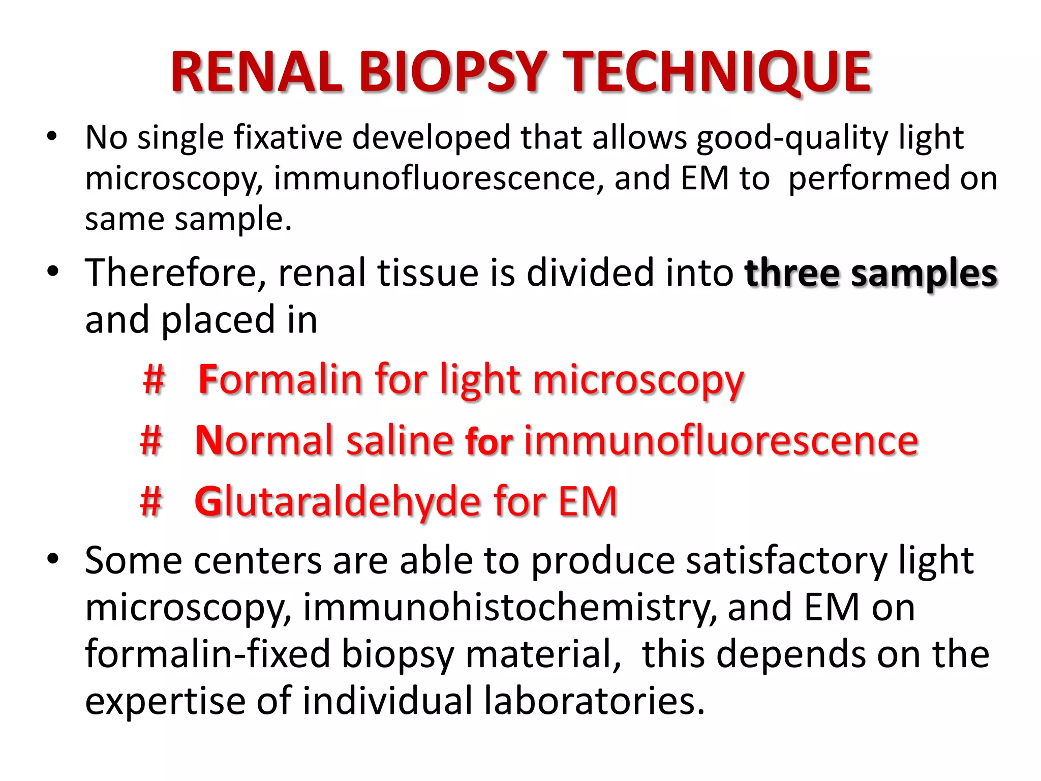 Renal biopsy | PDF
