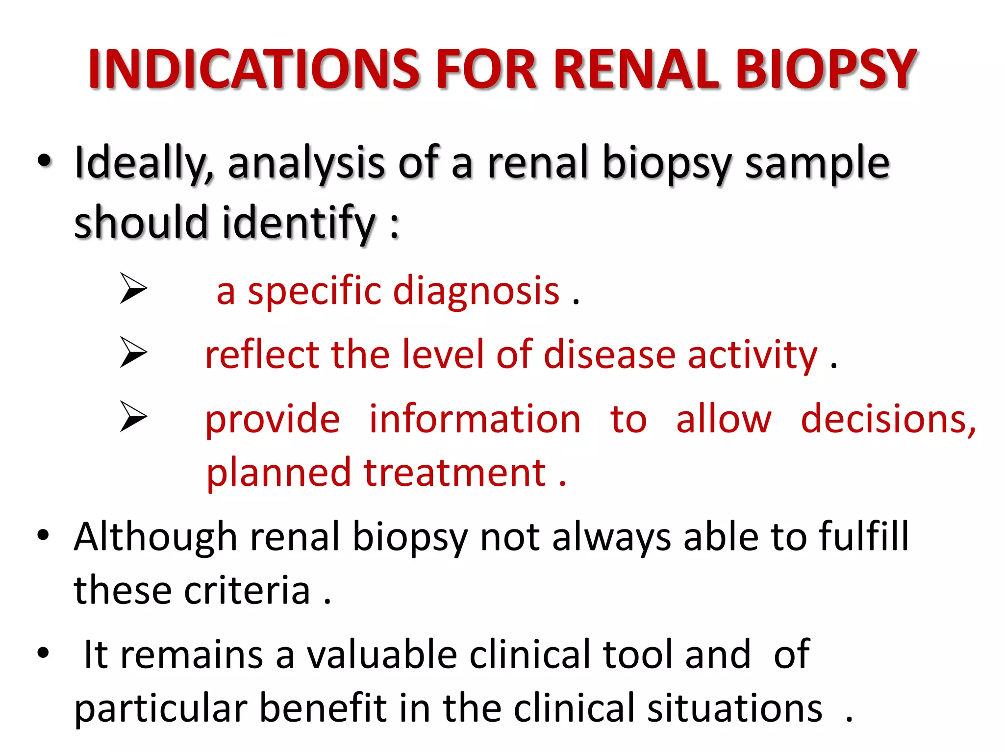Renal biopsy | PDF