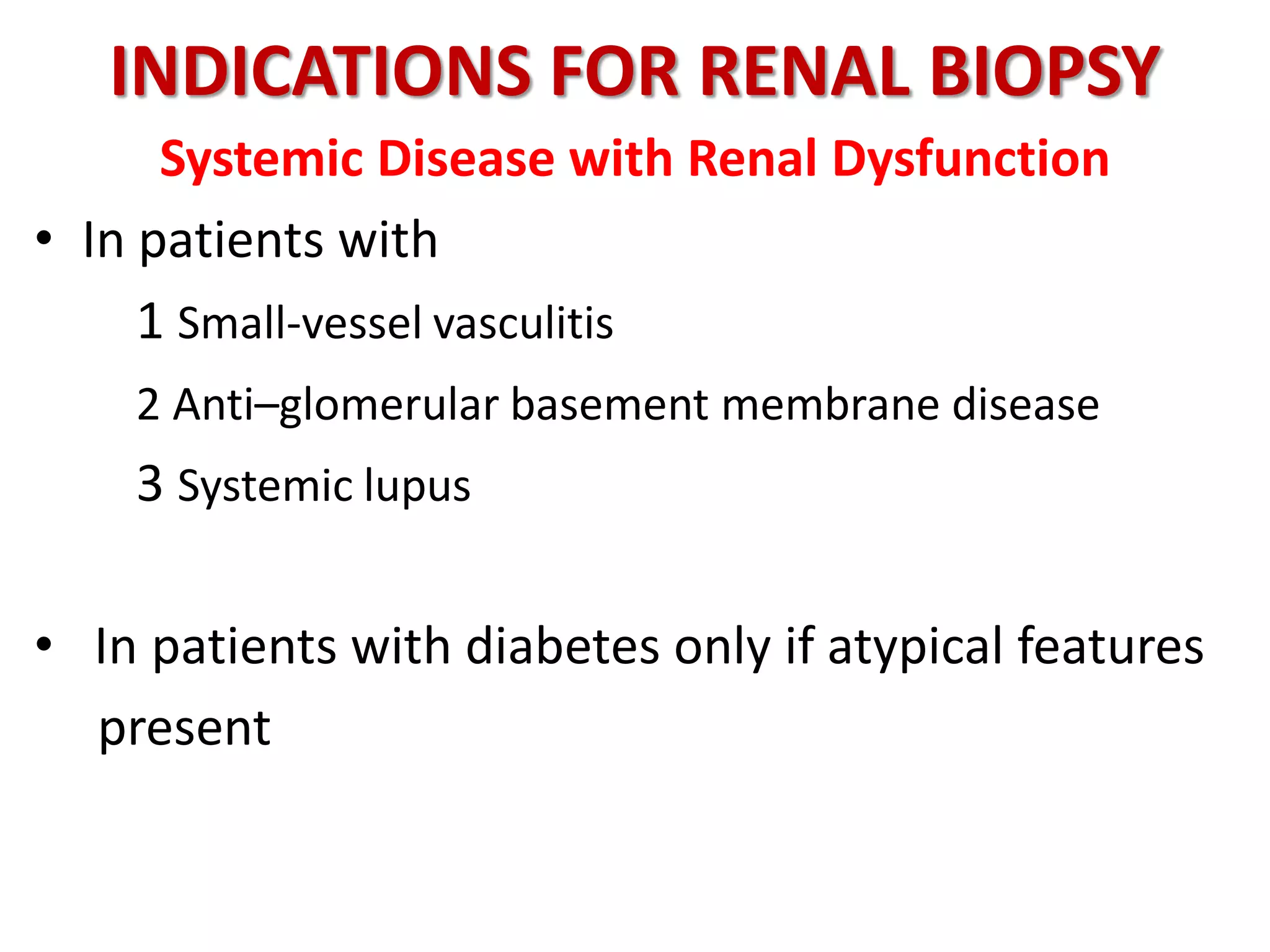 Renal biopsy | PDF