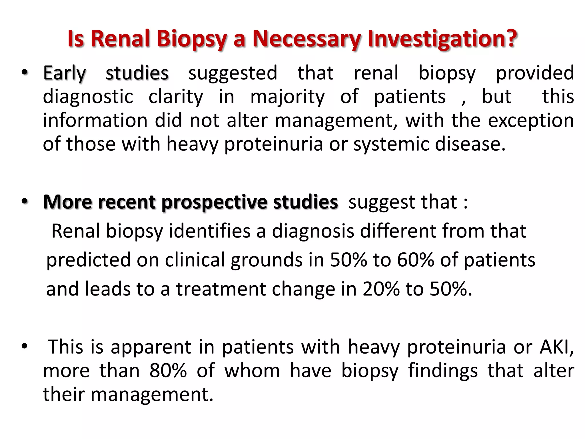Renal biopsy | PDF