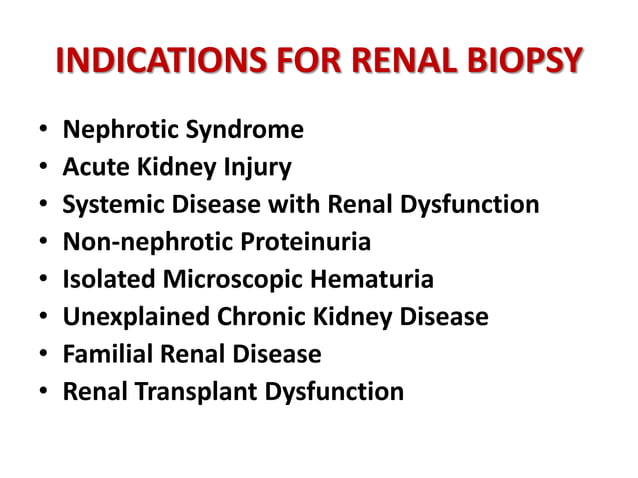 Renal biopsy | PPT