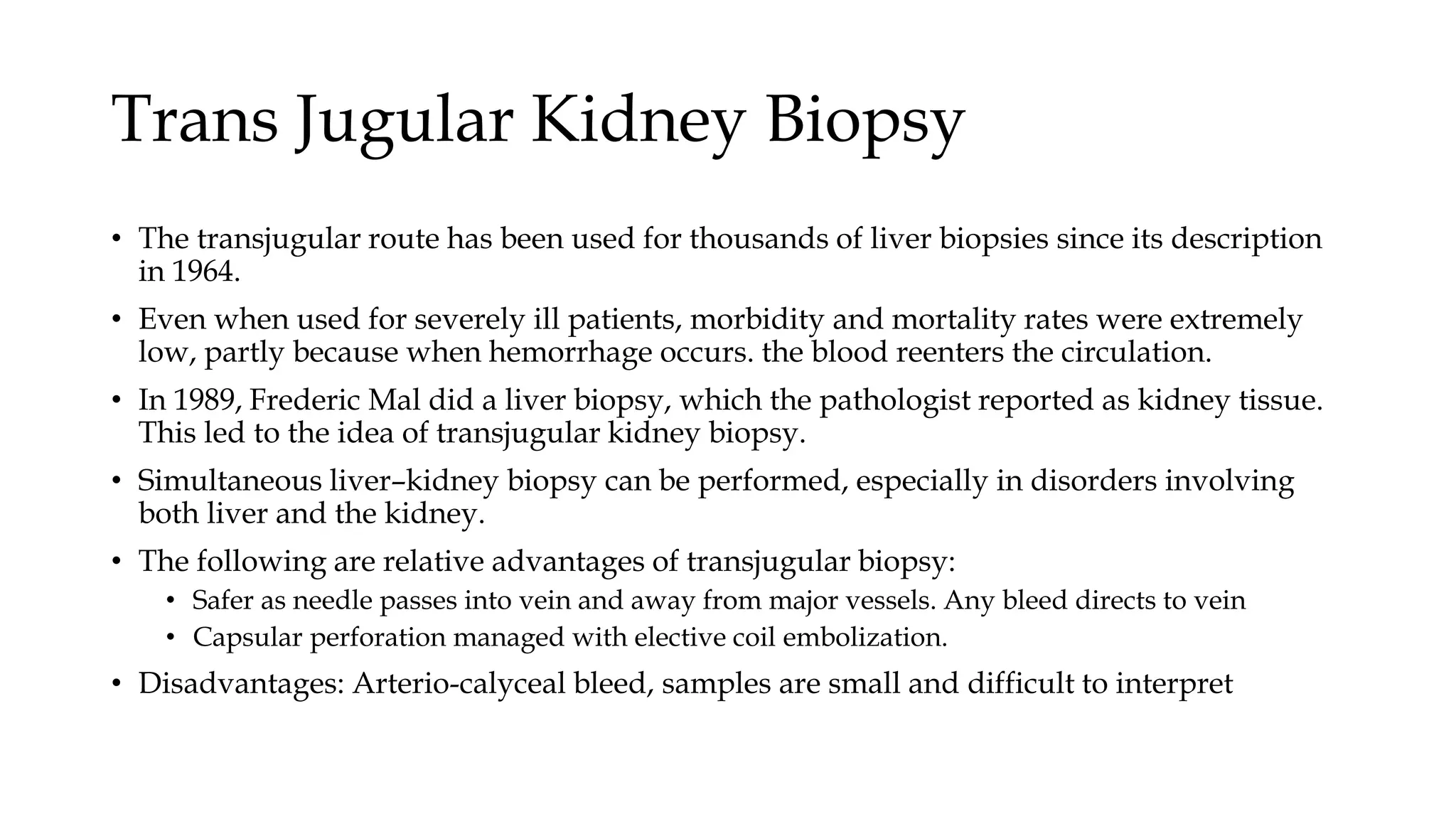 Renal biopsy | PPTX