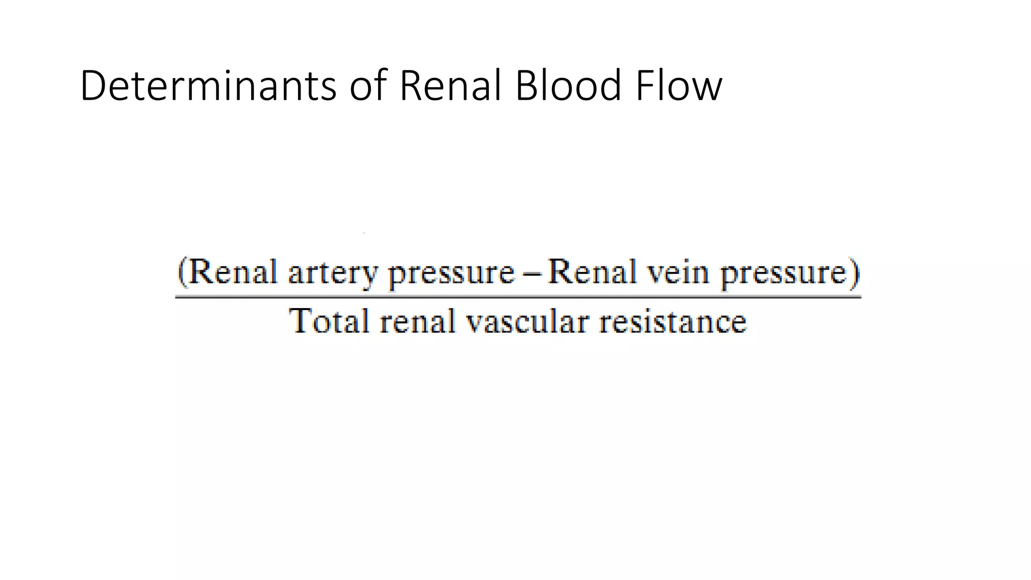Renal Blood Flow The Guyton And Hall Physiology Pptx