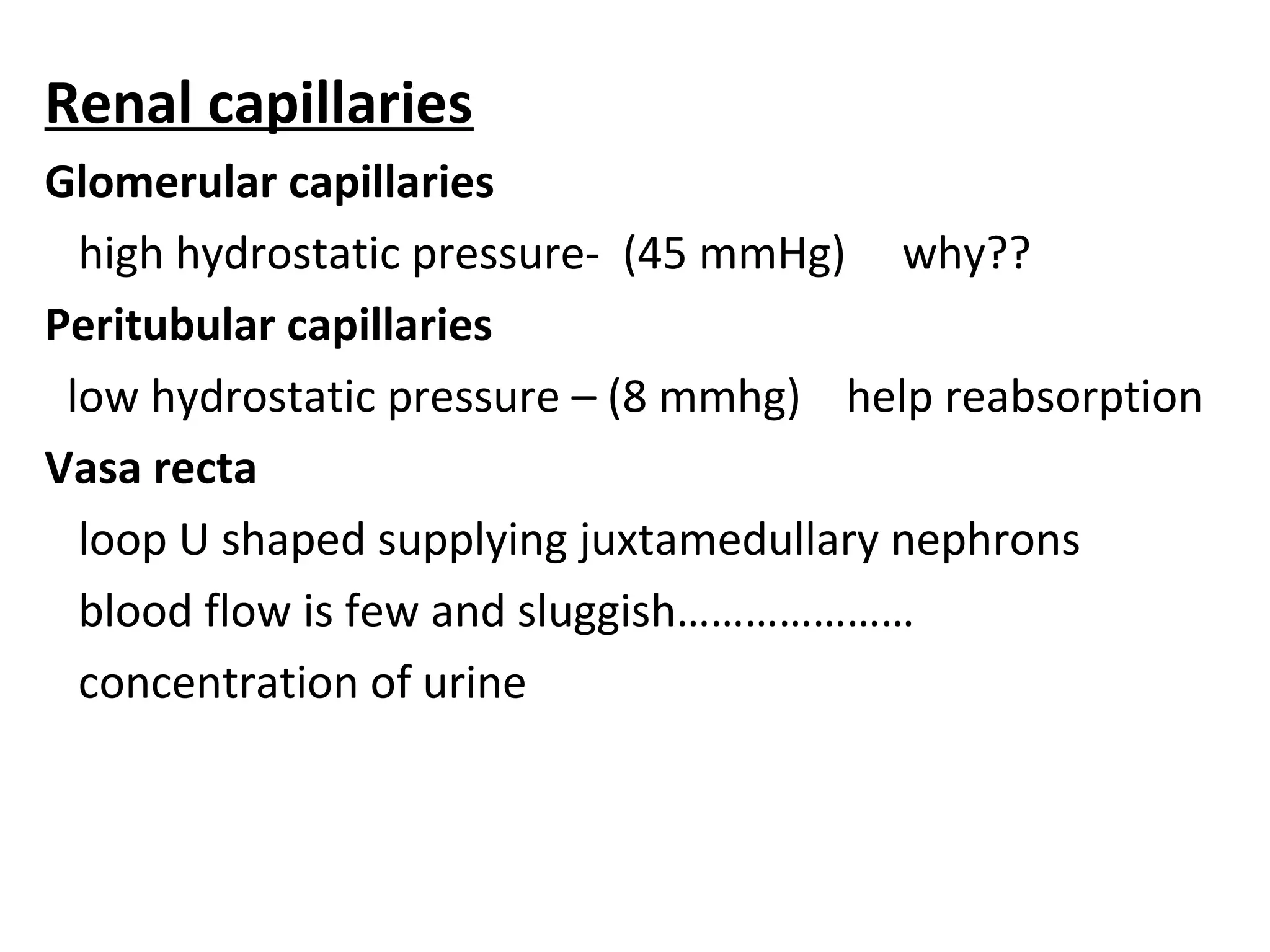 Renal blood flow & jga | PPT