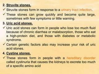 Renal calculi | PPTX